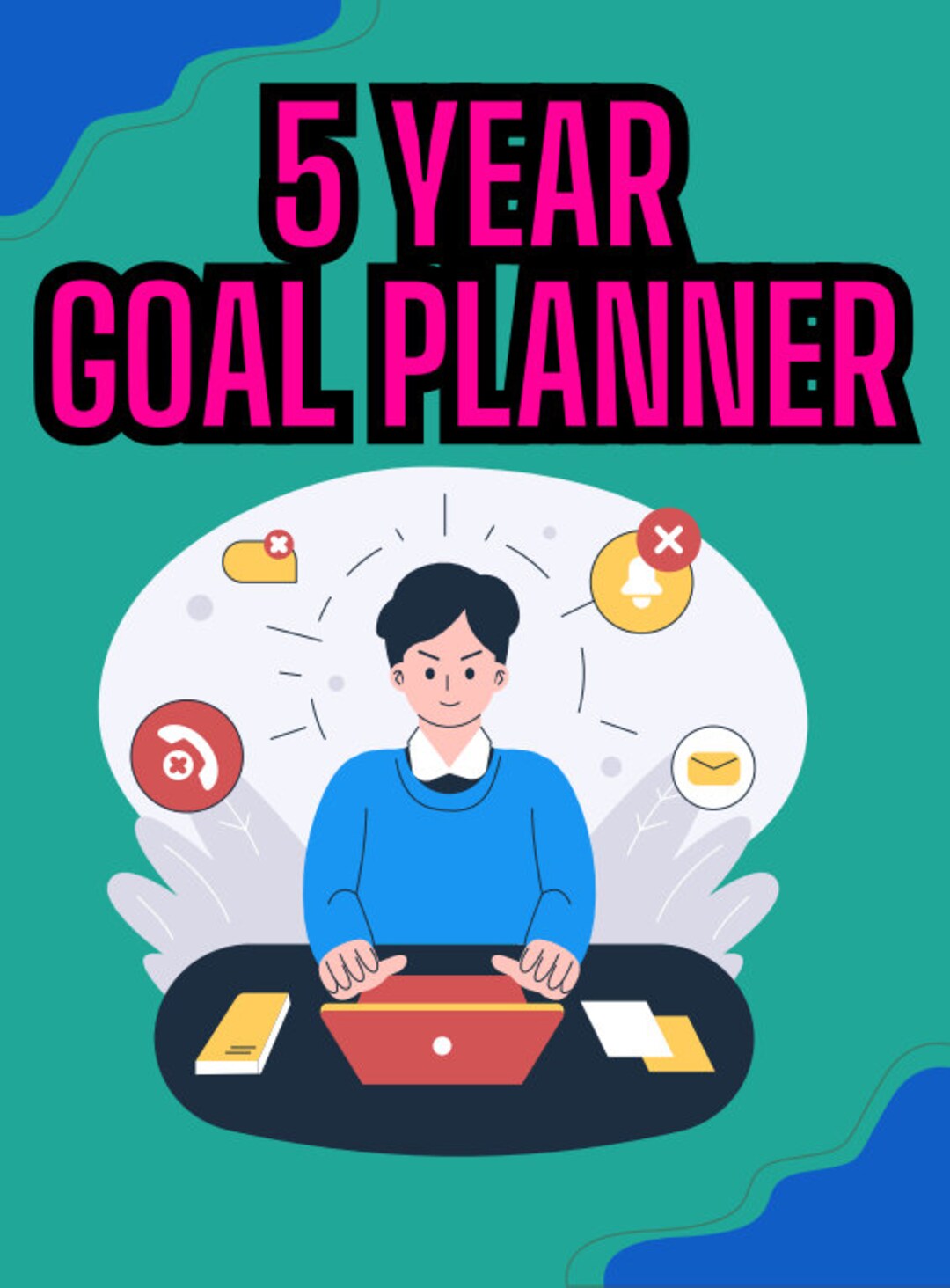 Printable 5-year Goal Planner for Personal & Professional Growth ...
