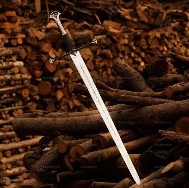 Custom Handmade Two Headed Skyrim Sword Replica Sword Fantasy ...