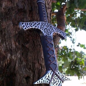 Custom Handmade Two Headed Skyrim Sword Replica Sword Fantasy ...