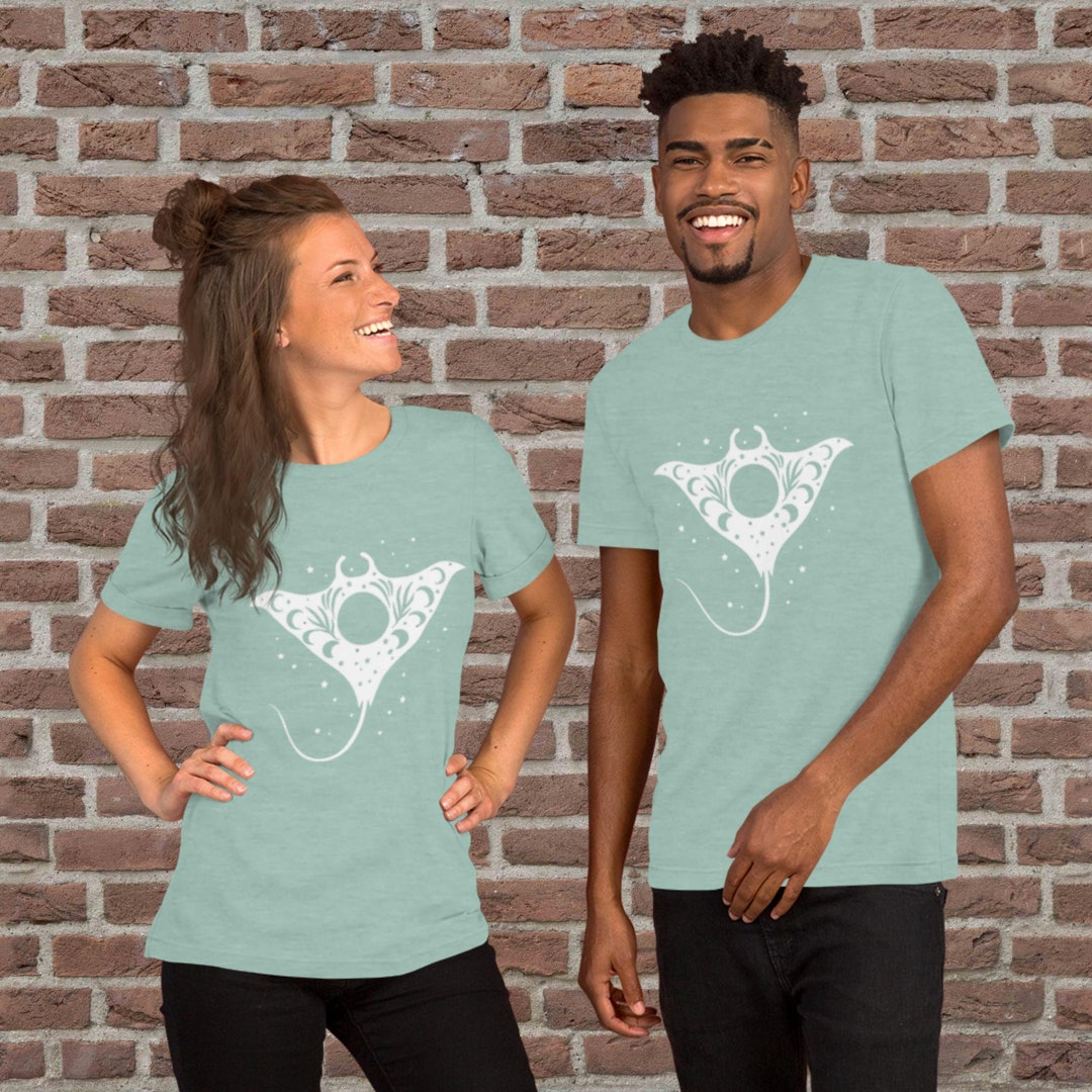 Mystical Manta Ray Unisex Shirt, Light Print - Etsy
