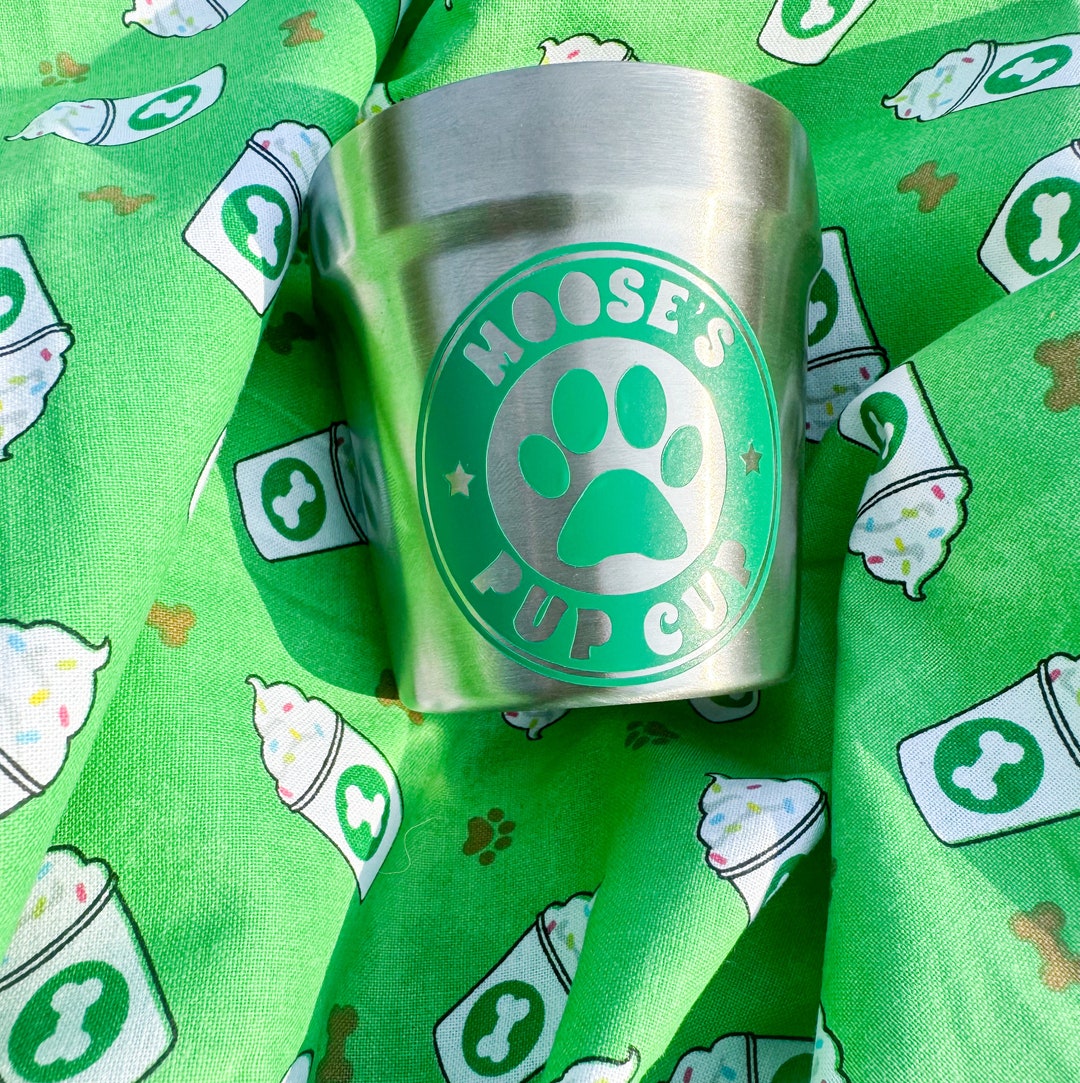 Pawbucks Reusable Pup Cup, 5 Oz Customizable Cup for Dogs, Dog Gift ...