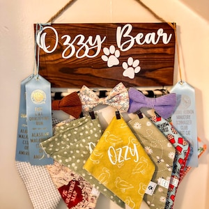 Dog Bandana Holder, Pet Bandana Organizer, Dog Clothing Organizer, Dog ...