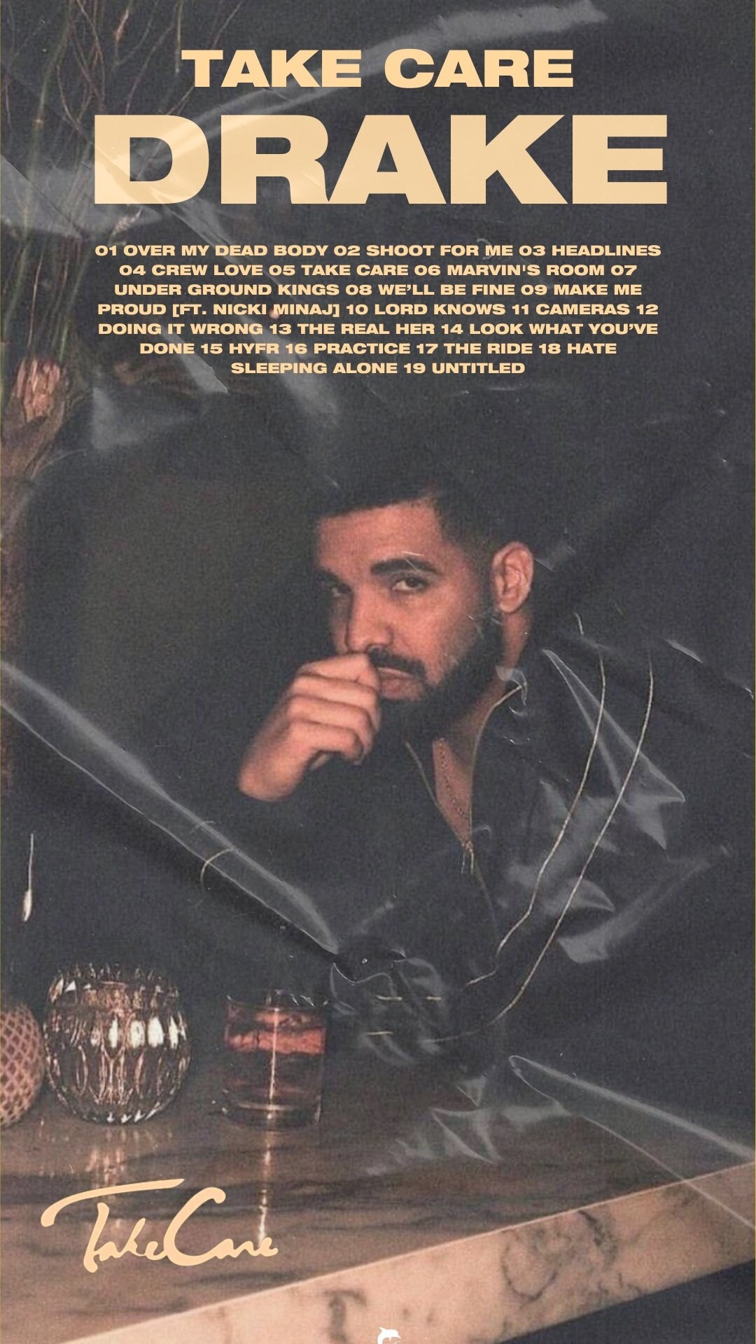 Drake Take Care Digital Poster Wallpaper - Etsy