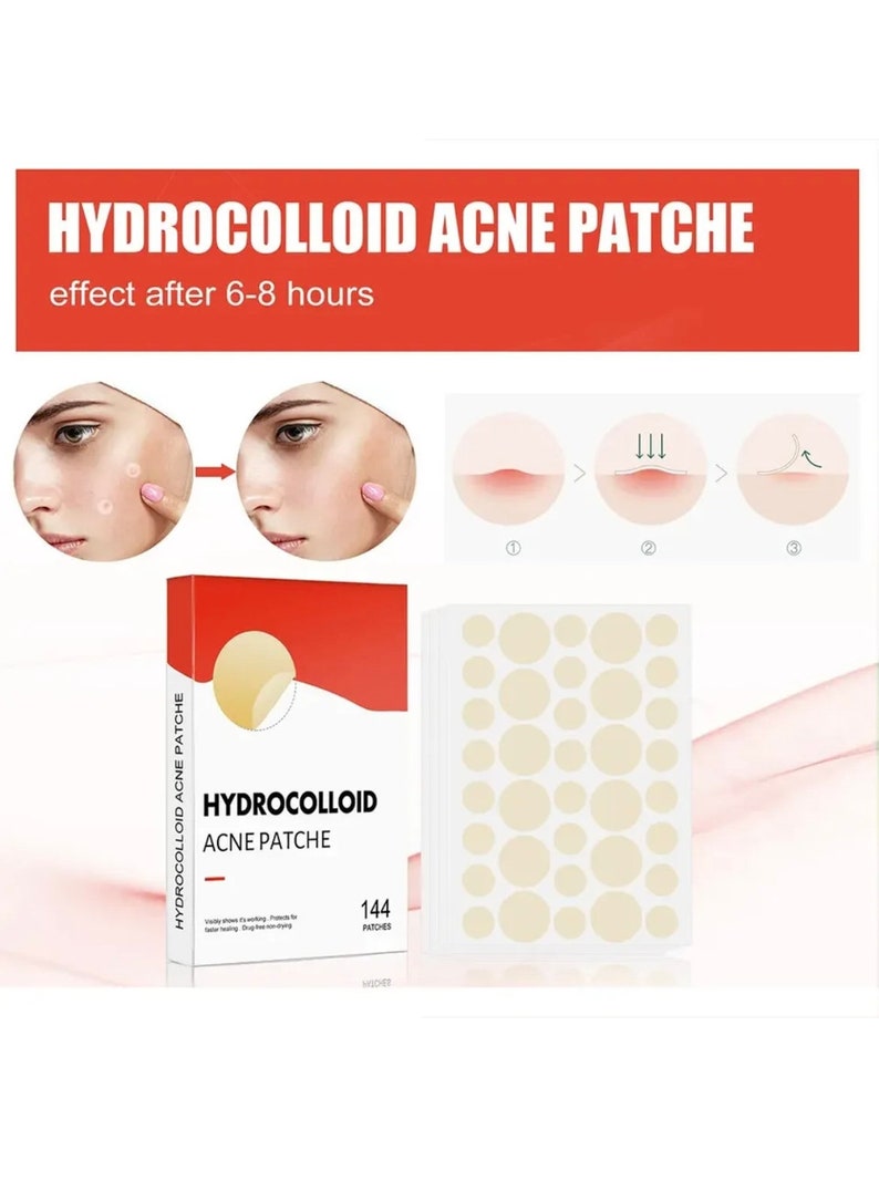 Acne Patch Tag Hydrocolloid Pimple Spot Acne Patch Plaster 144 in A ...