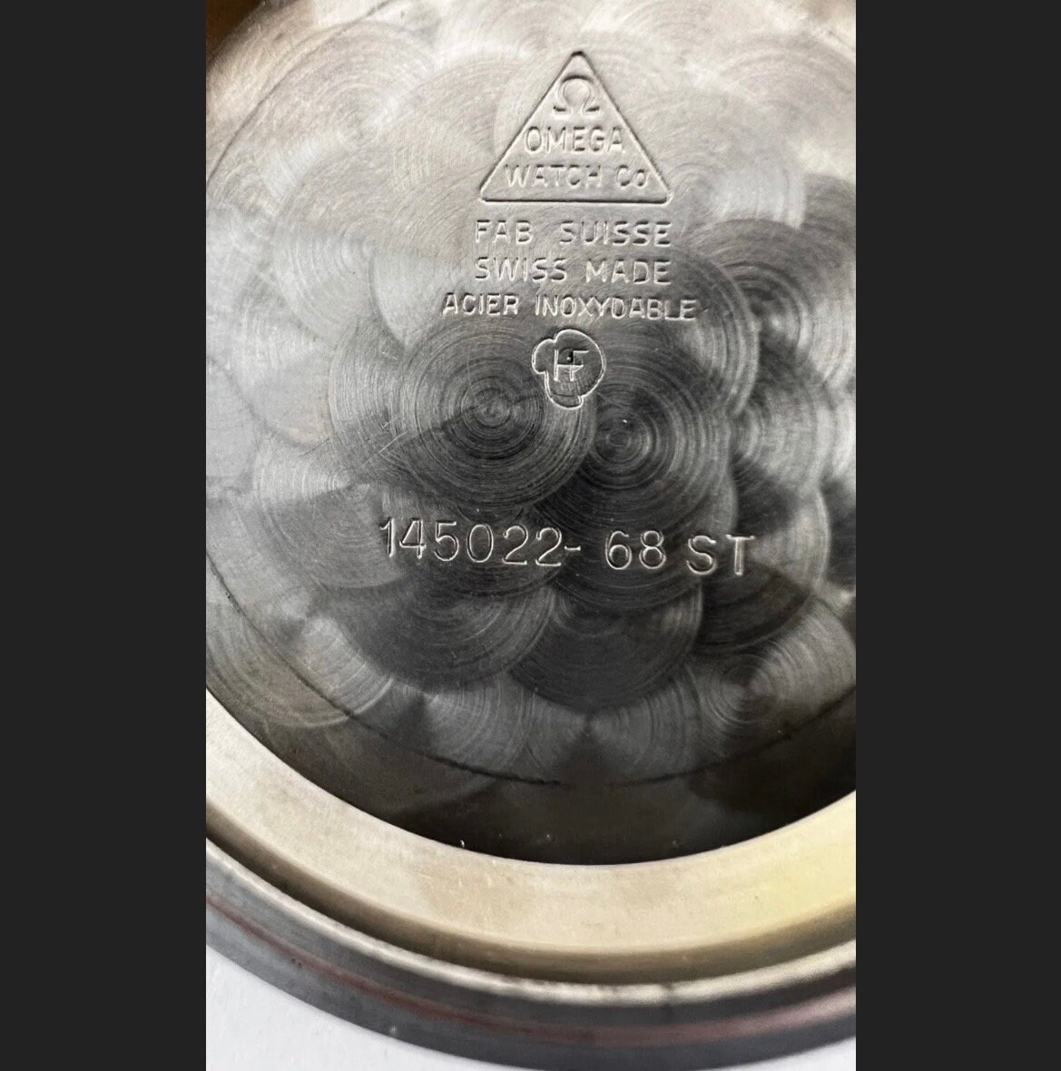 Very Rare Vintage Omega Speedmaster Pre Moon 145.022-68 Case Back ...