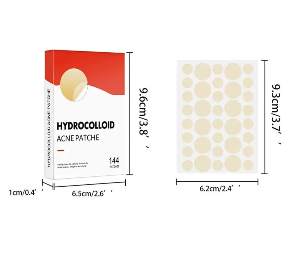 Acne Patch Tag Hydrocolloid Pimple Spot Acne Patch Plaster 144 in A ...