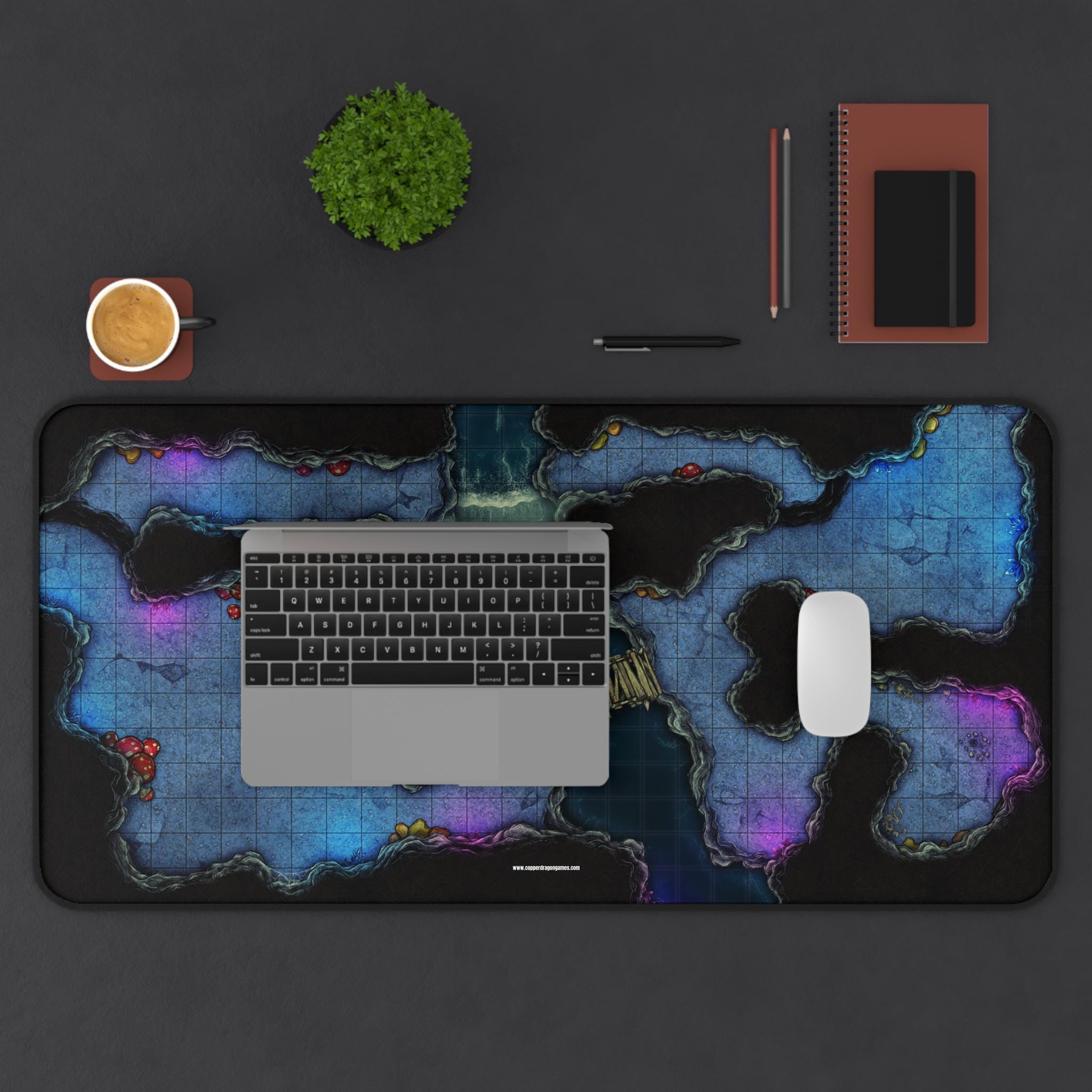 Underdark Caves RPG Battle Map / Game Mat 15.5 X 31 - Etsy