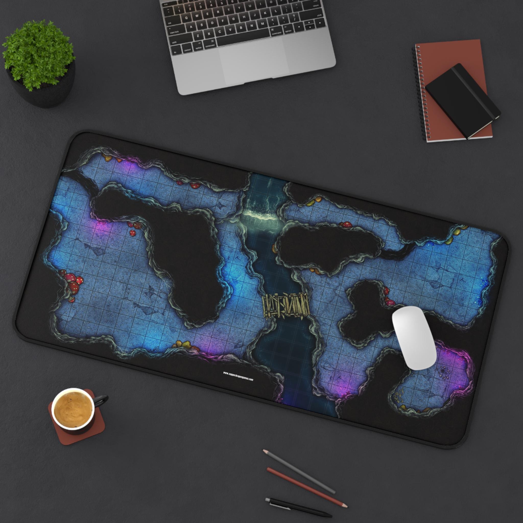 Underdark Caves RPG Battle Map / Game Mat (15.5" X 31") - Etsy