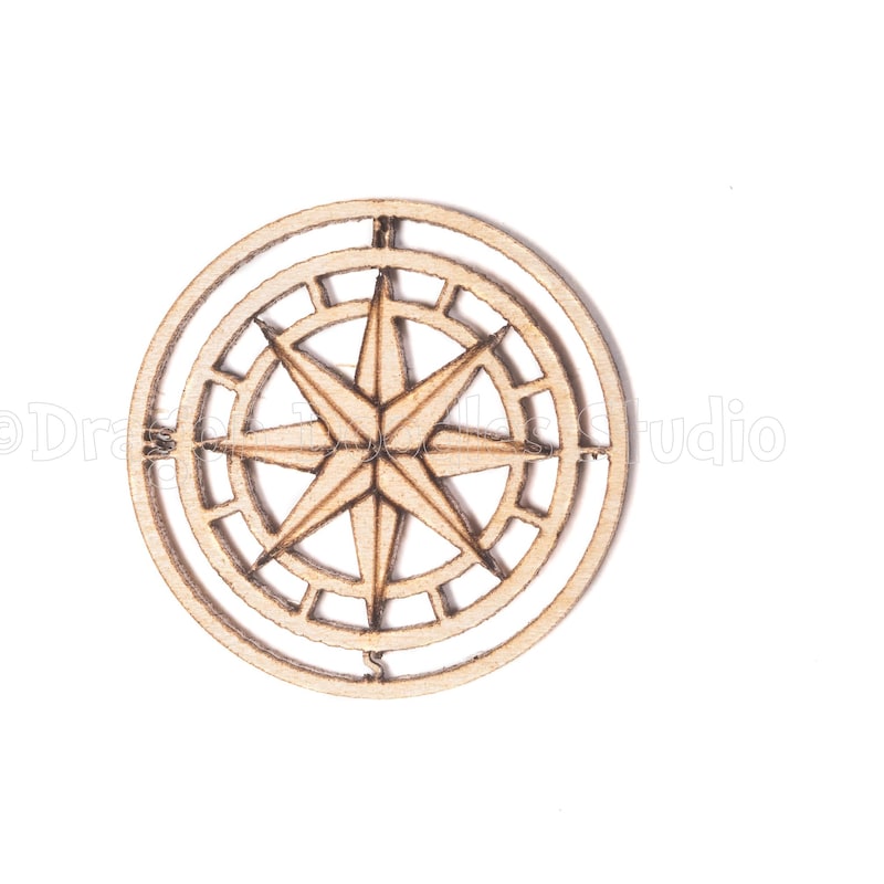 Wooden Compass - Etsy