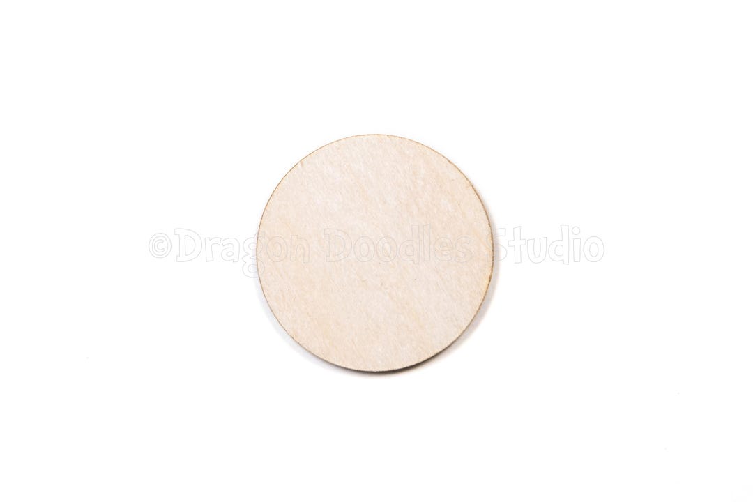 Unfinished Wooden Circle Round Shape, Laser Cut Circle Blank Cutout ...