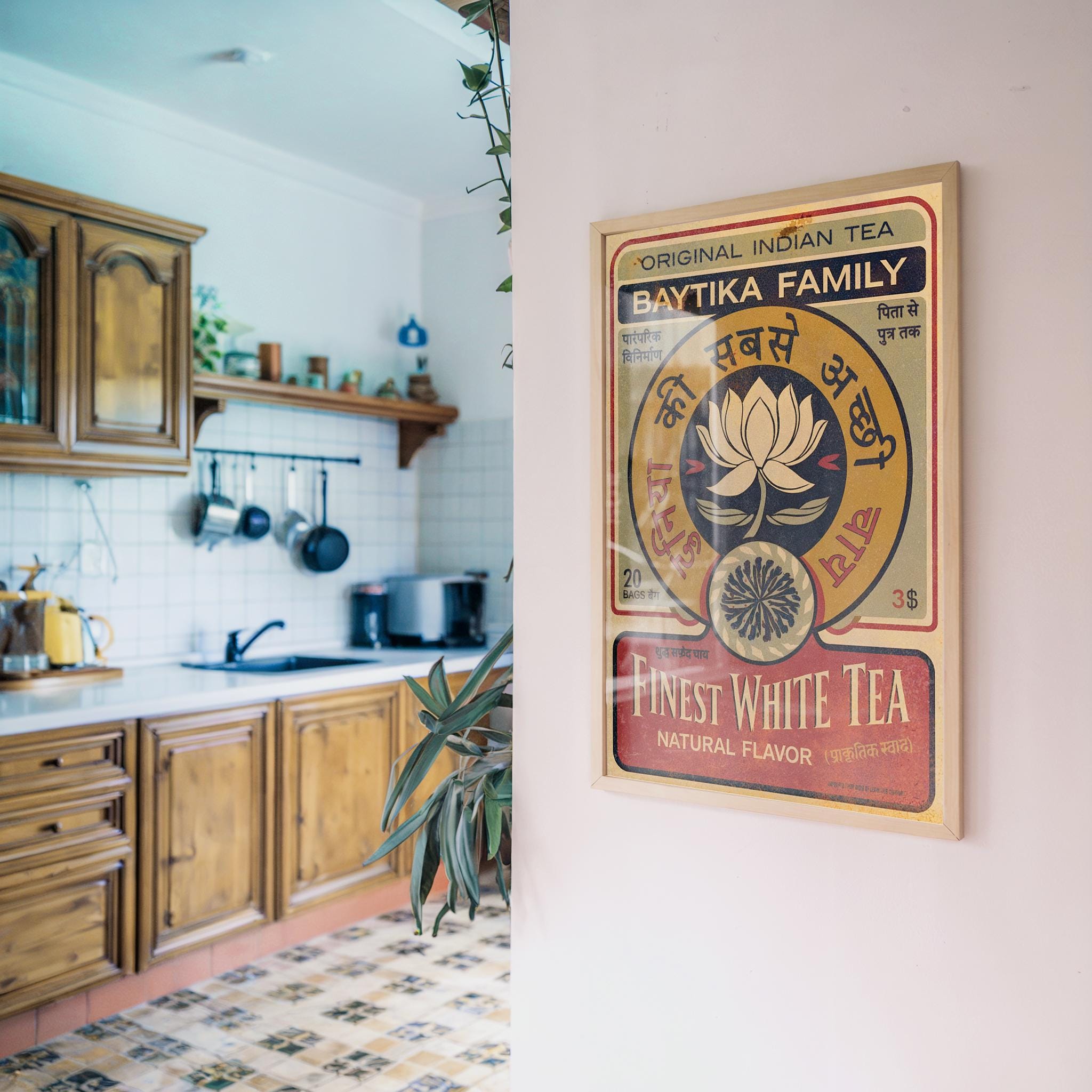 Affiche Thé Vintage - Vintage Tea Poster - Etsy