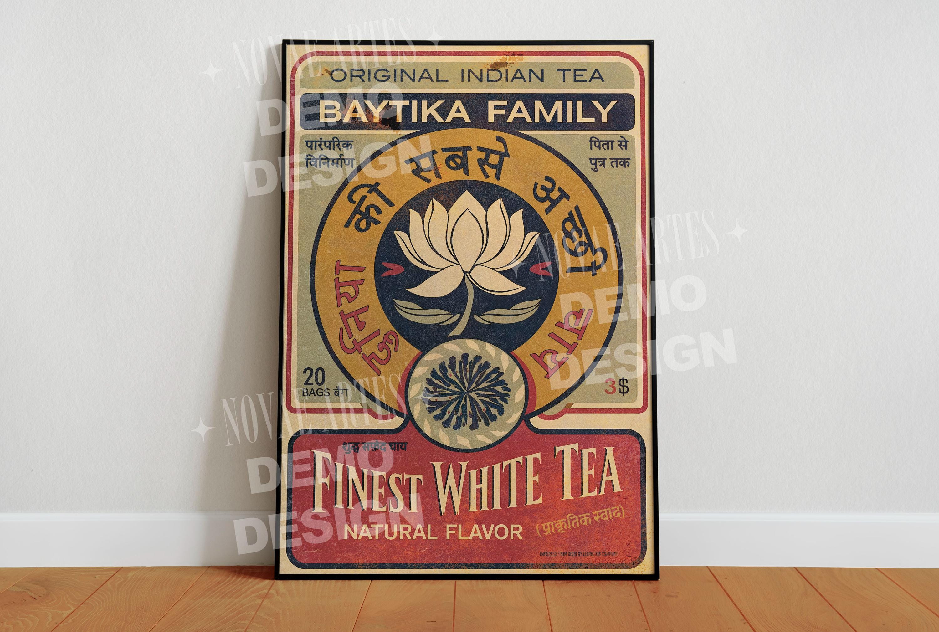 Affiche Thé Vintage - Vintage Tea Poster - Etsy