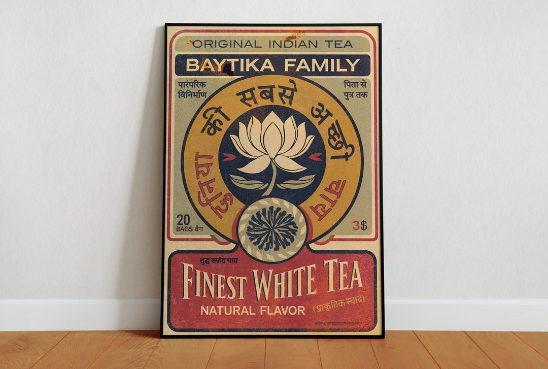 Affiche Thé Vintage - Vintage Tea Poster - Etsy