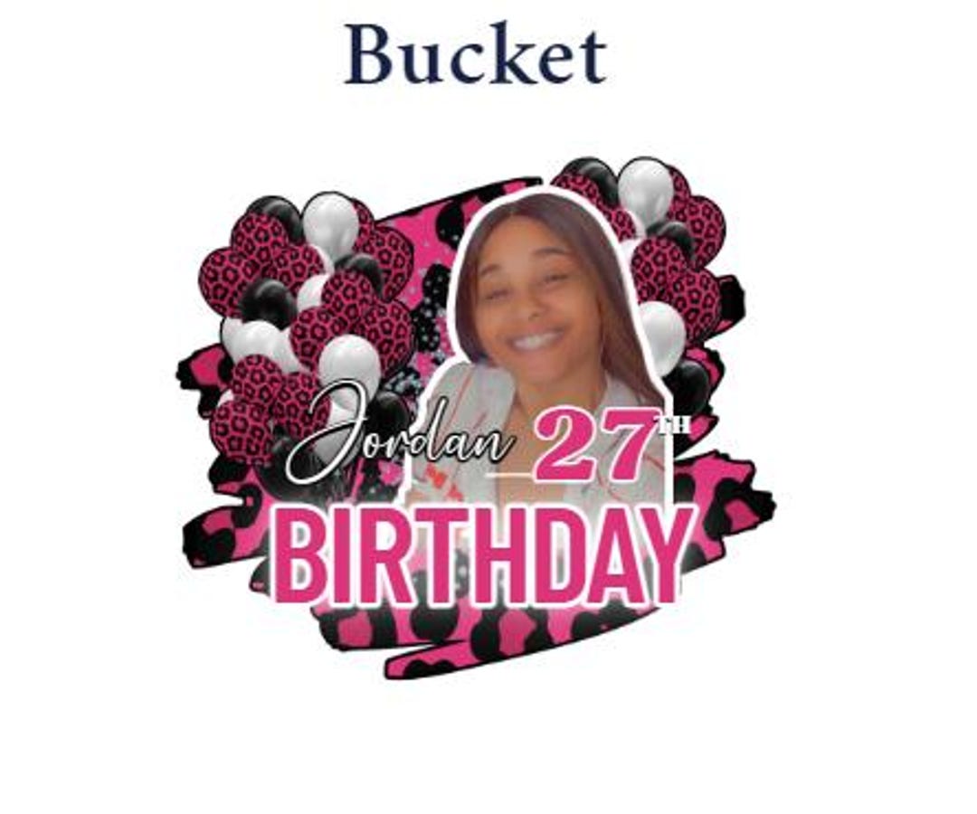 Party Bucket (template) - Etsy