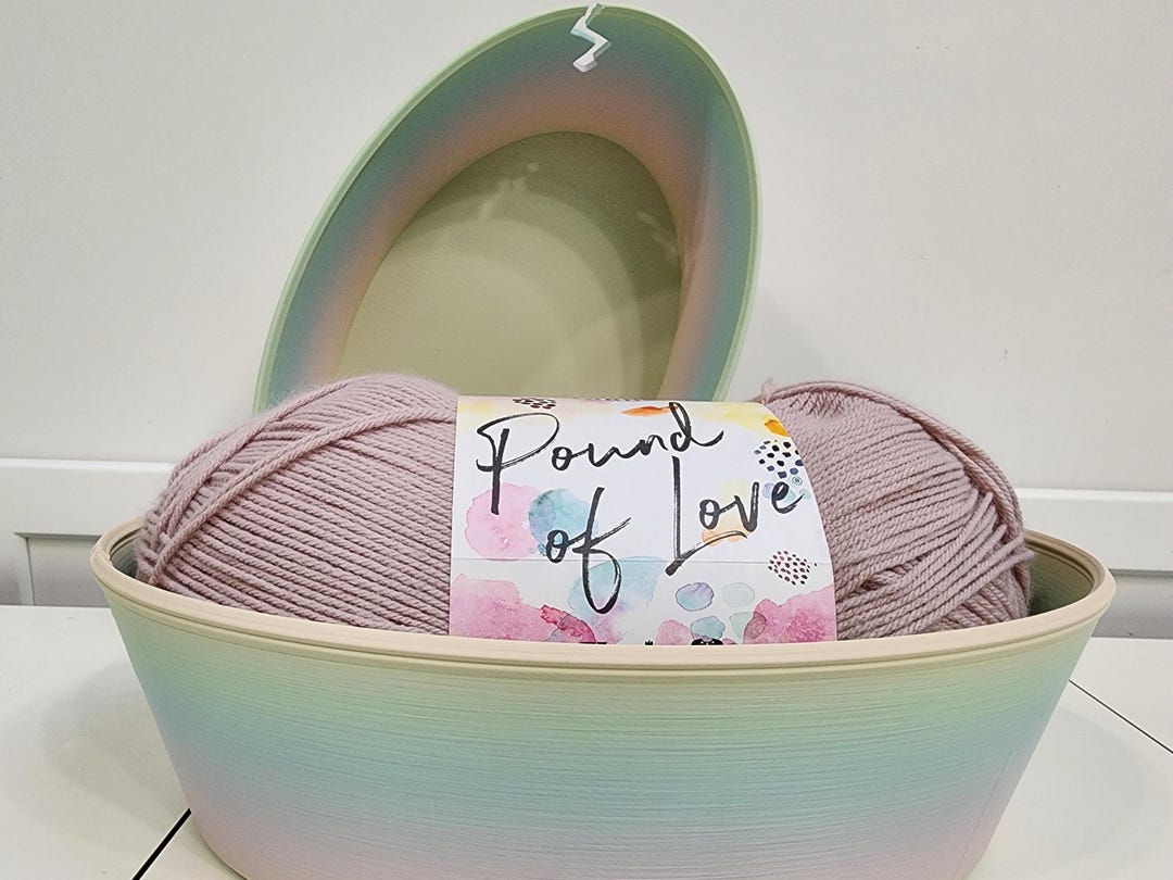 Yarn Boat - Pastel Stripes - Etsy