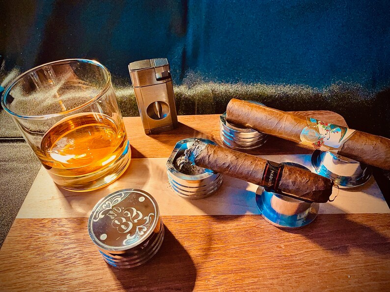EDC Cigar Rest With Ashtray - Etsy