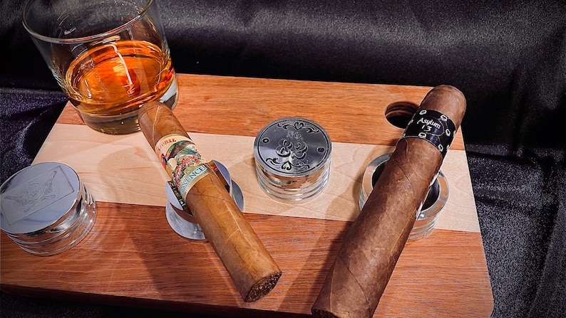 EDC Cigar Rest With Ashtray - Etsy