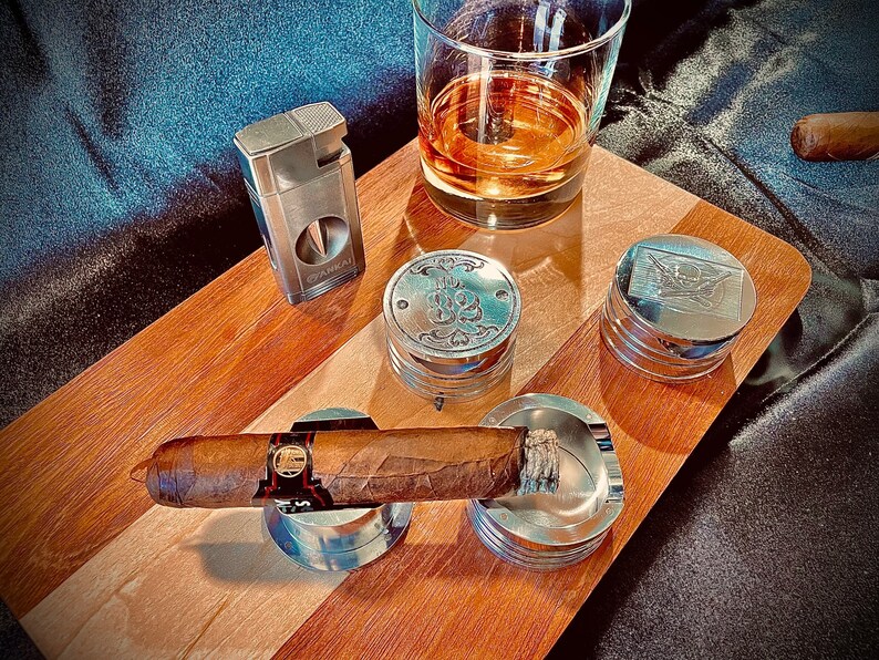 EDC Cigar Rest With Ashtray - Etsy