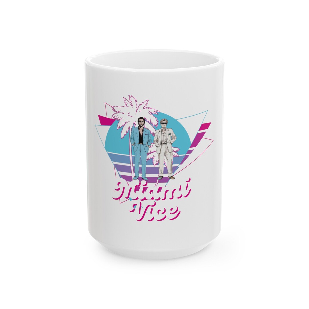 Colorful Miami Vice Mug Perfect Gift Idea 11oz, 15oz - Etsy