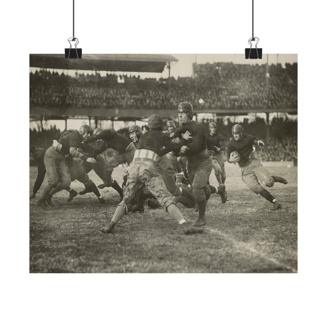 Vintage Classic Football Matte Horizontal Poster Sports Decor - Etsy