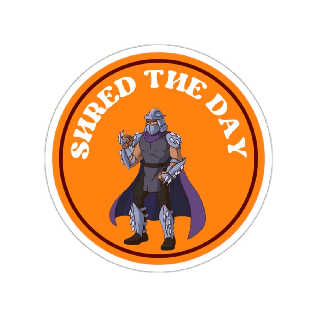 Unique TMNT Shredder Inspired Sticker Cool Decal for Kids and Adults - Etsy