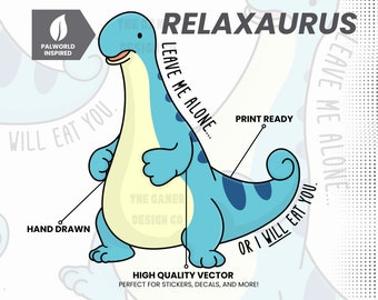 Palworld Inspired Vector - Chillet Inspired Vector | Gamer Vectors ...