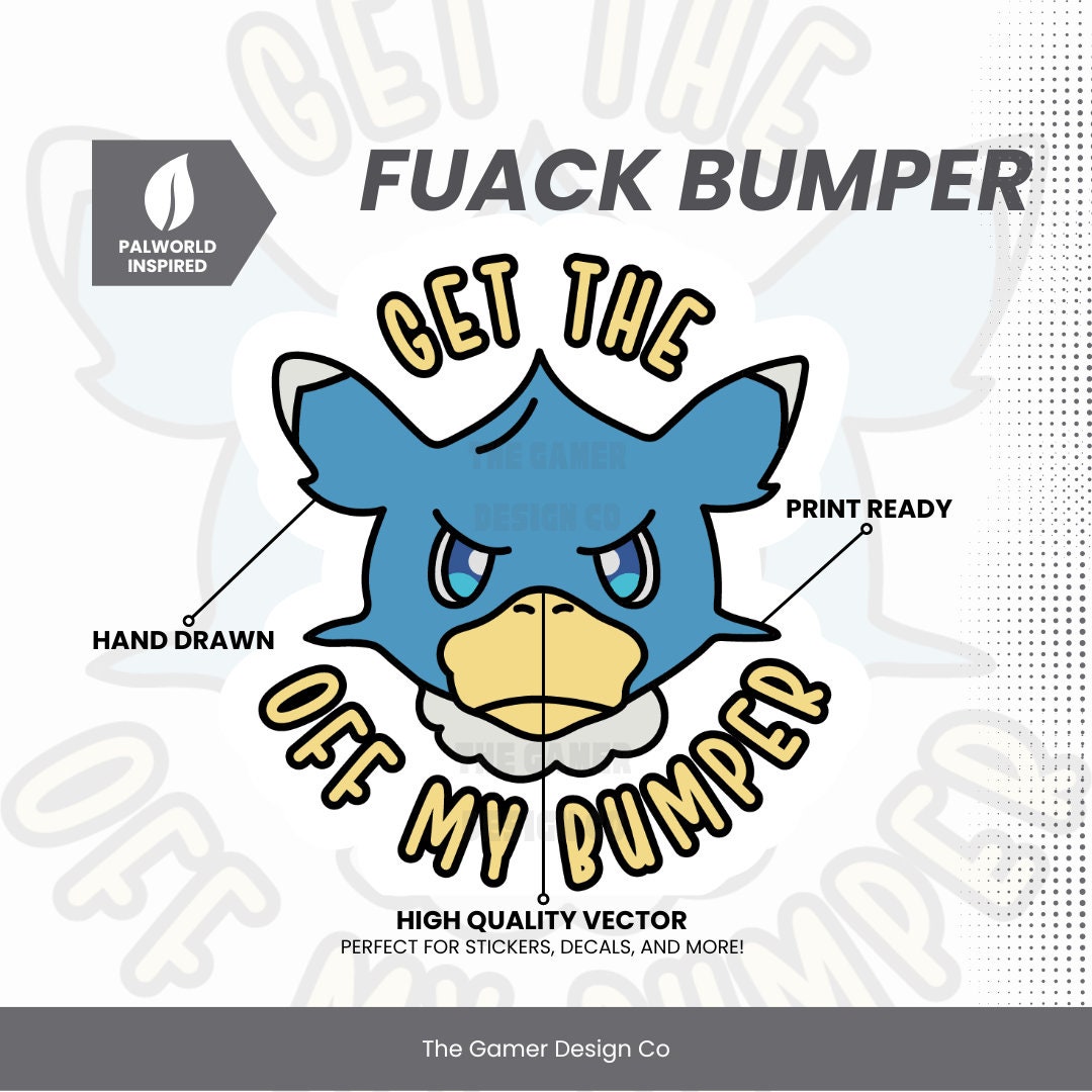 Palworld Inspired Vector - Fuack Inspired Vector | Gamer Vectors | Game ...