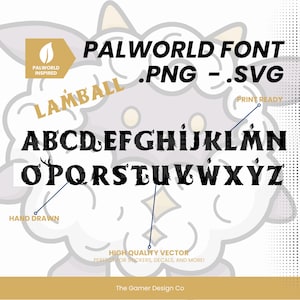 Palworld Inspired Vector Lamball Inspired Vector Gamer Vectors Video ...