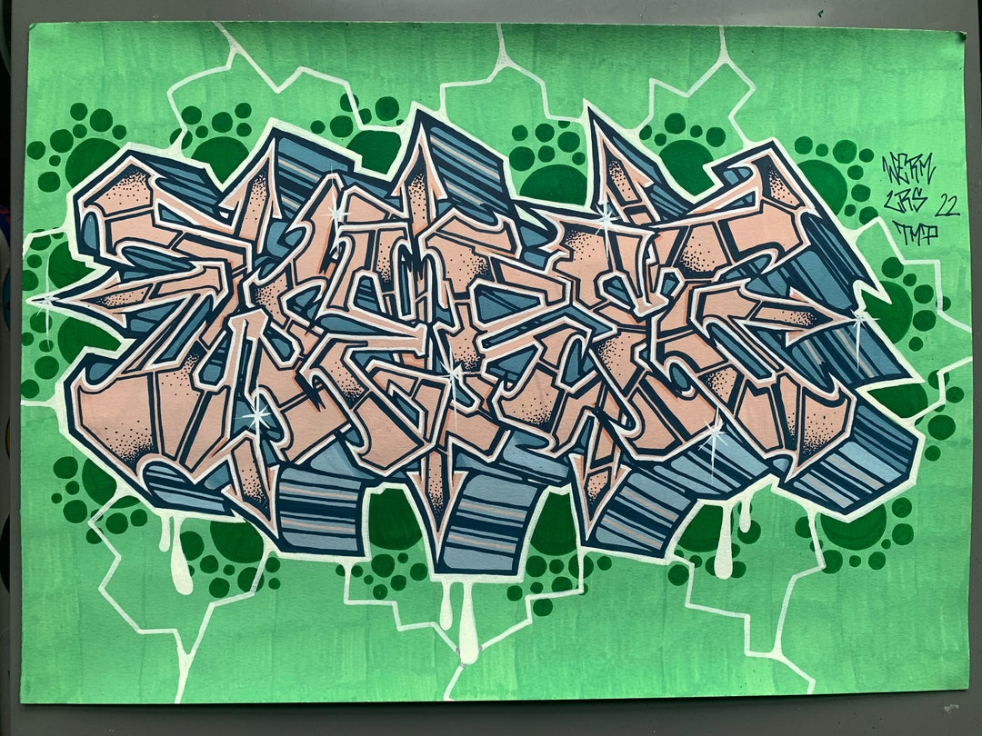 Pastel Wildstyle Piece - Etsy