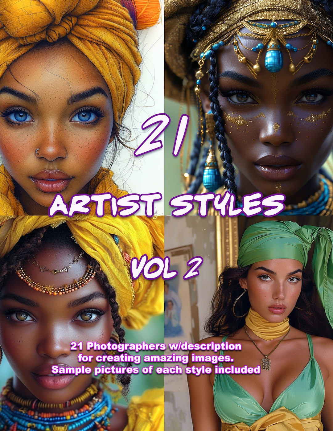 21 Artist Styles to Use With Ai Vol 2 - Etsy