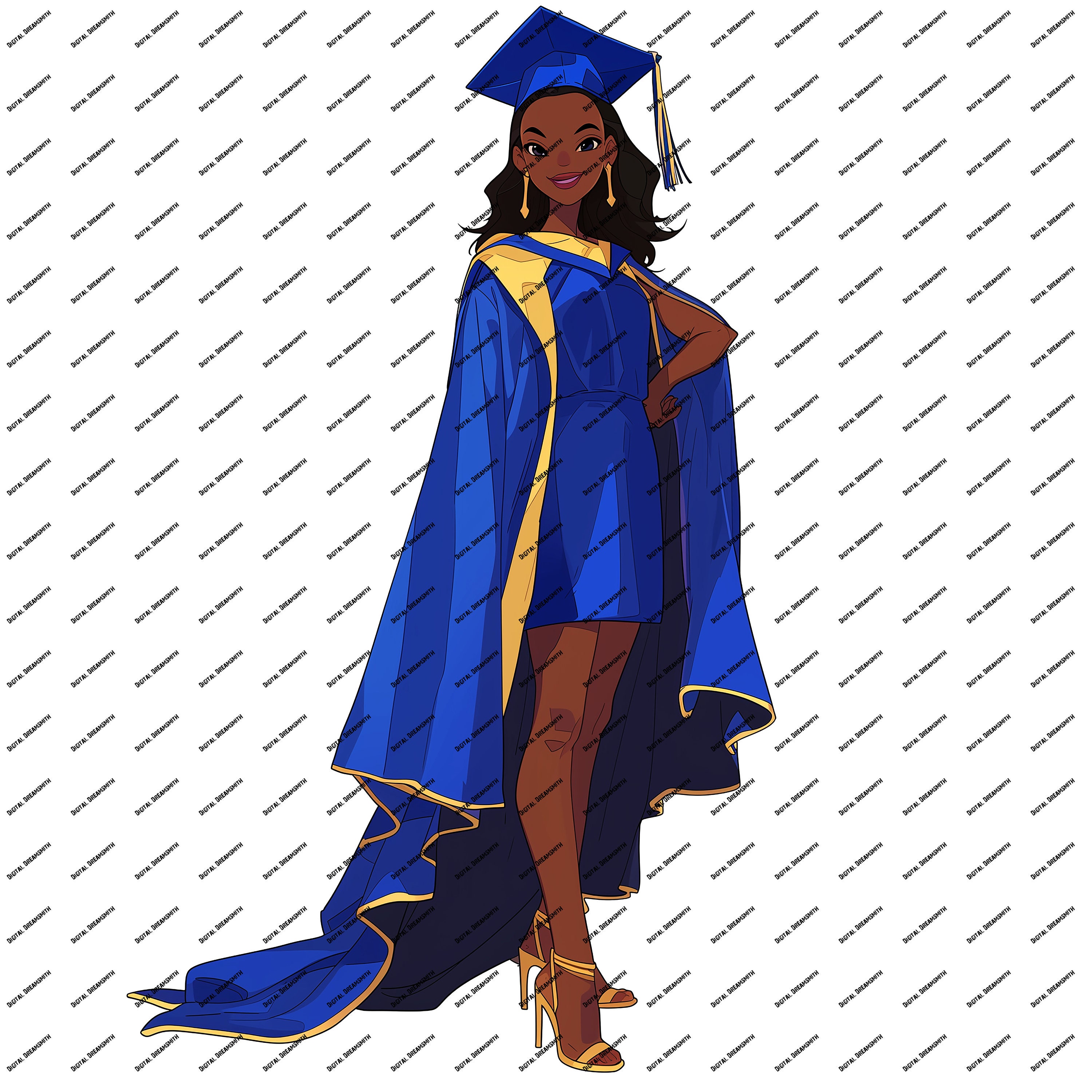 African American Graduation Clipart, Diploma, 30 Pack Graduation Clip ...