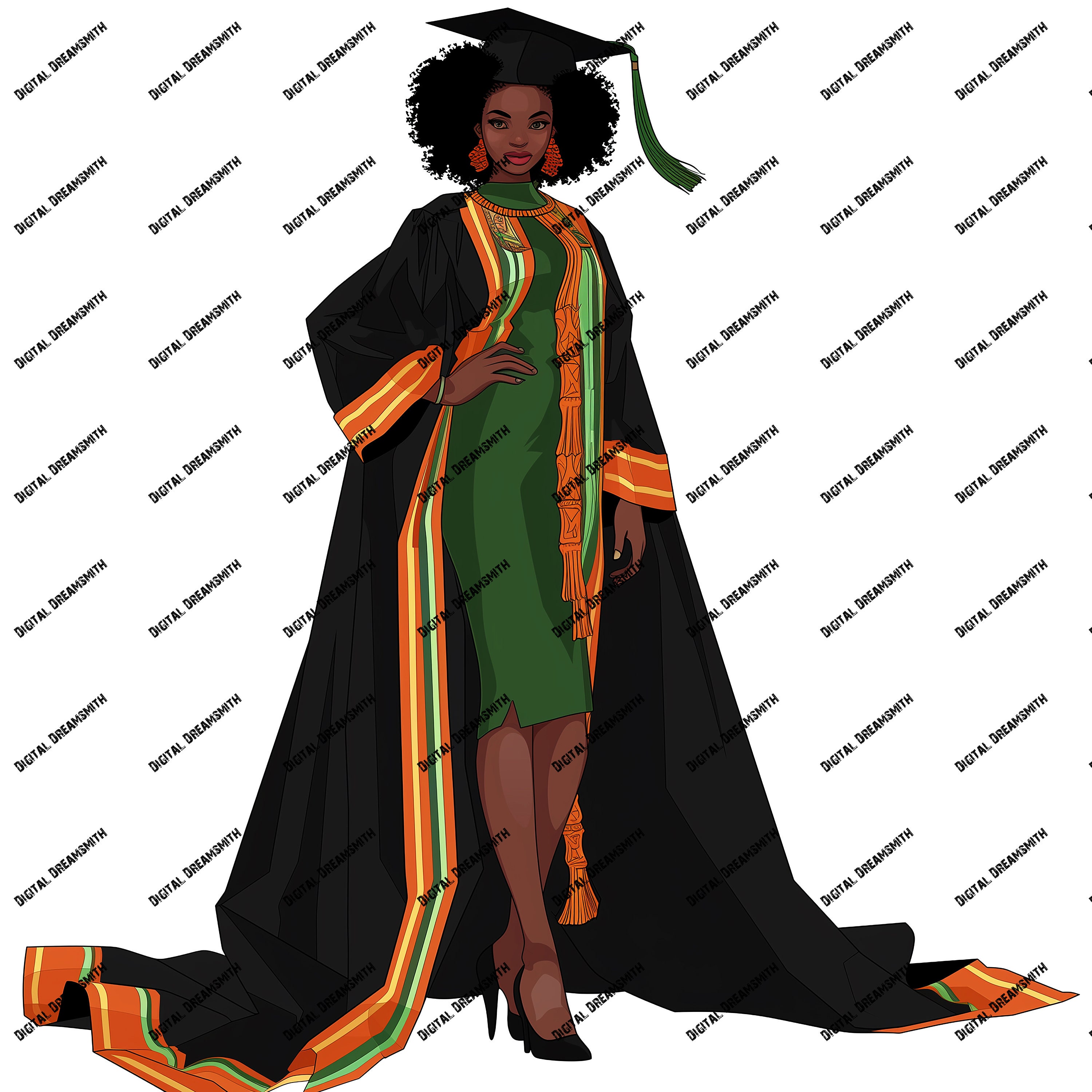 African American Graduation Clipart, Diploma, 30 Pack Graduation Clip ...