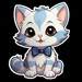 Twitch Emote Subbadge Sticker Cute Kitten 500x500 - 4096x4096 ...