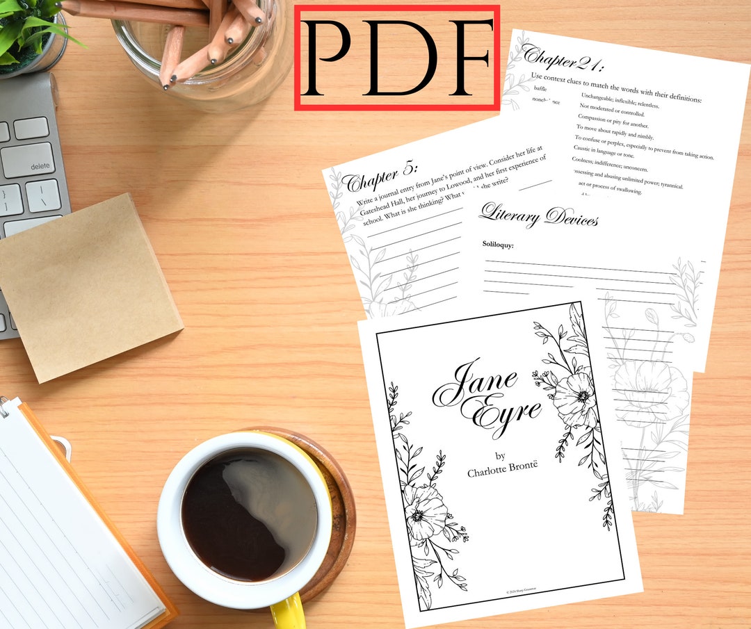 Jane Eyre Complete Novel Study - Etsy