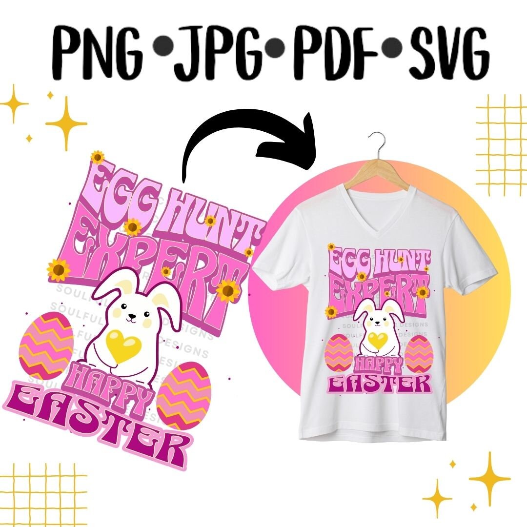 Charming Easter Bunny Vinyl Cut Files - Perfect for Holiday Crafting ...