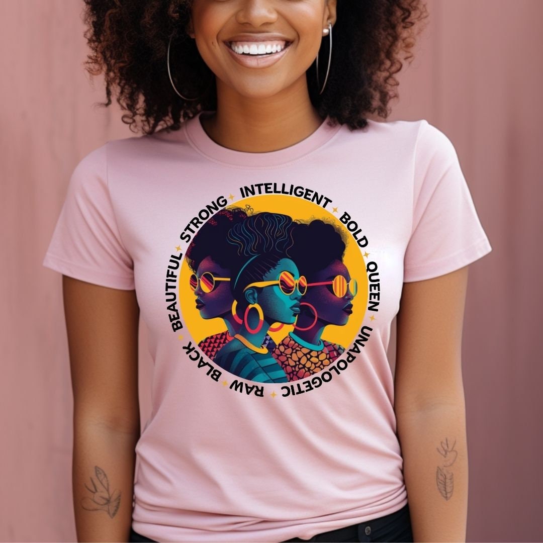 Vibrant African American, Black Pride Shirt Digital Art Bundle - Vinyl ...