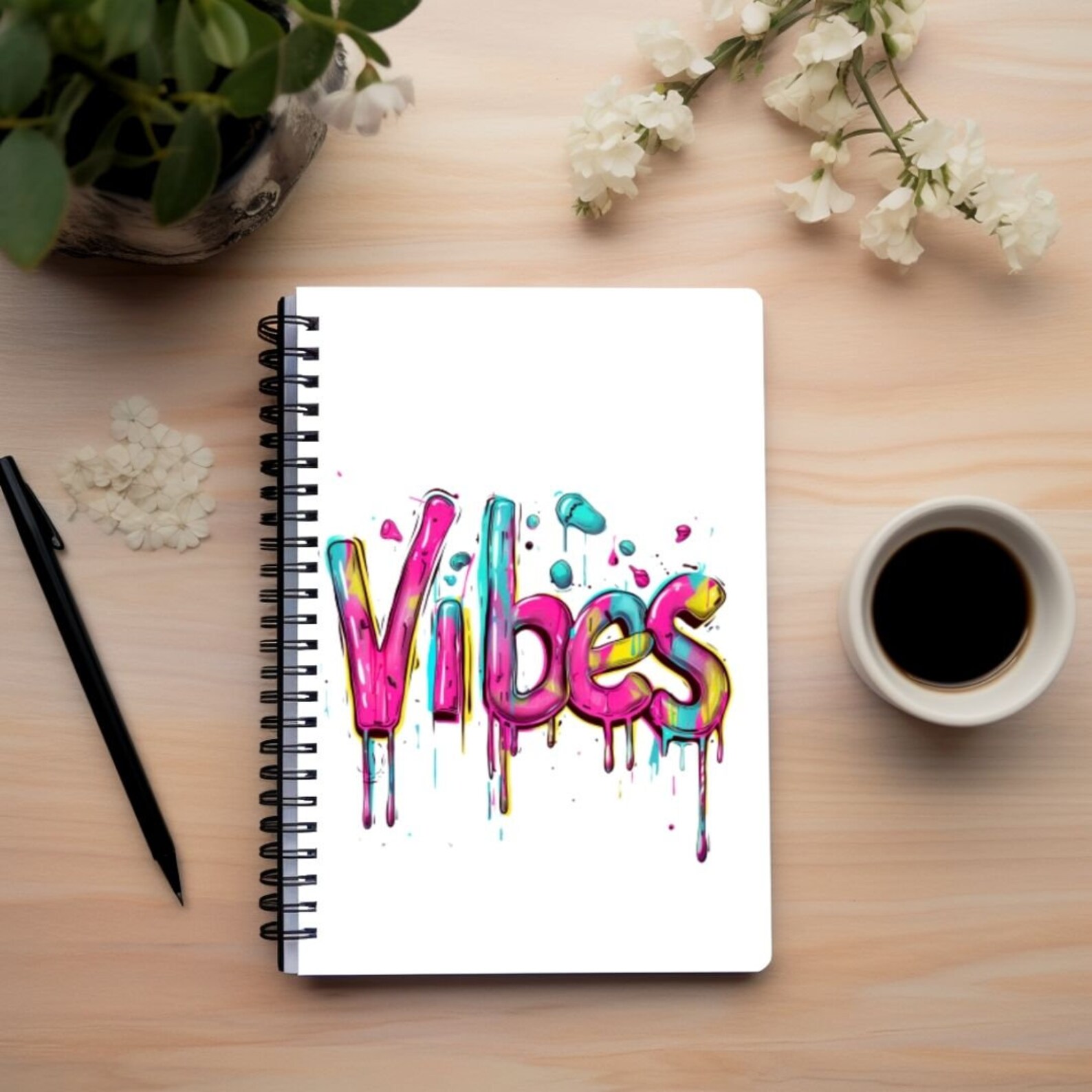 Colorful Drippy Vibes, Trendy Aesthetic, Hip-hop Graphic Tee Instant ...