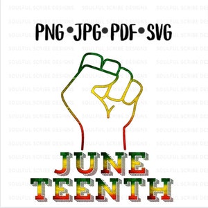 Juneteenth Celebration Fist - Digital Design for Vinyl & Fabric ...