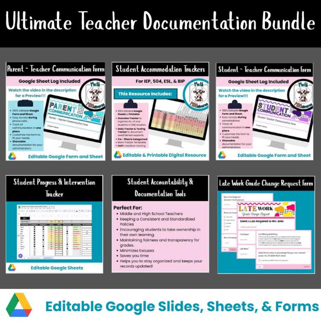 Ultimate Student Documentation Resource Bundle - Etsy