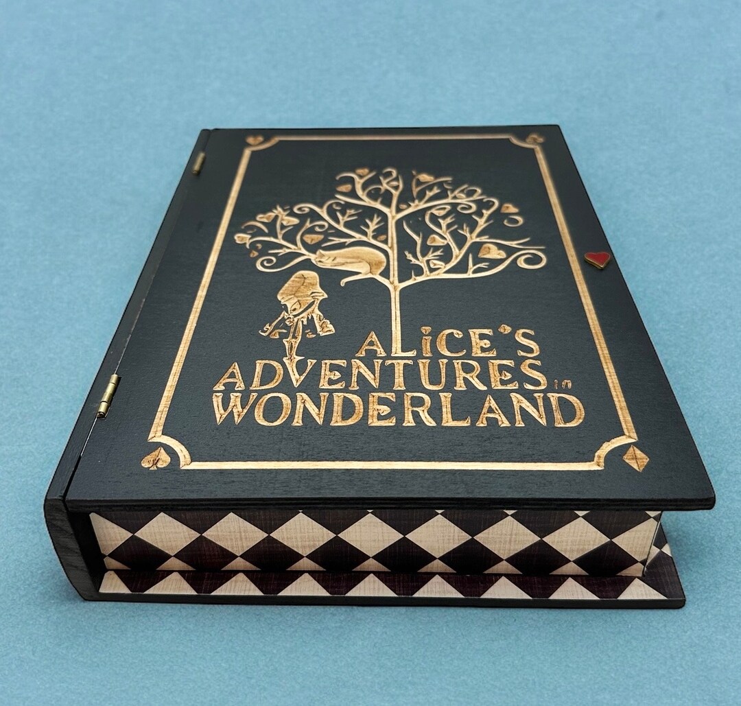 Handmade Alice in Wonderland Book Box - Unique Gift for Book Lovers ...