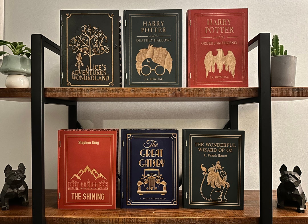 Your Favorite Book -custom Engraved on a Wooden Book Box! Great for ...