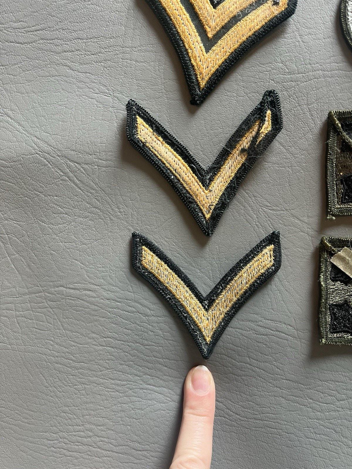 US Army | Military | WWII Rank | Shoulder Insignia Patches | Lot of 13 ...