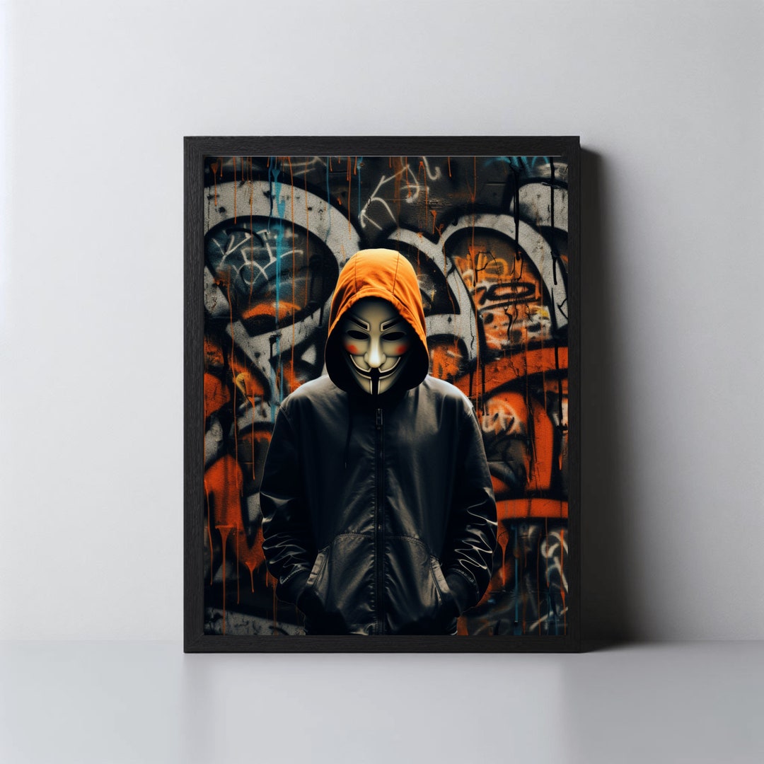 Grafiti Face 3 Digital Download, Poster Download, Printable Art, Home ...