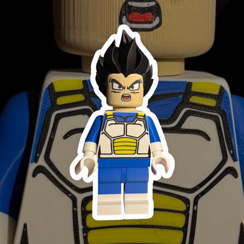 Vegeta Base Form Jumbo 8 1/4” Tall 3d Printed - Etsy