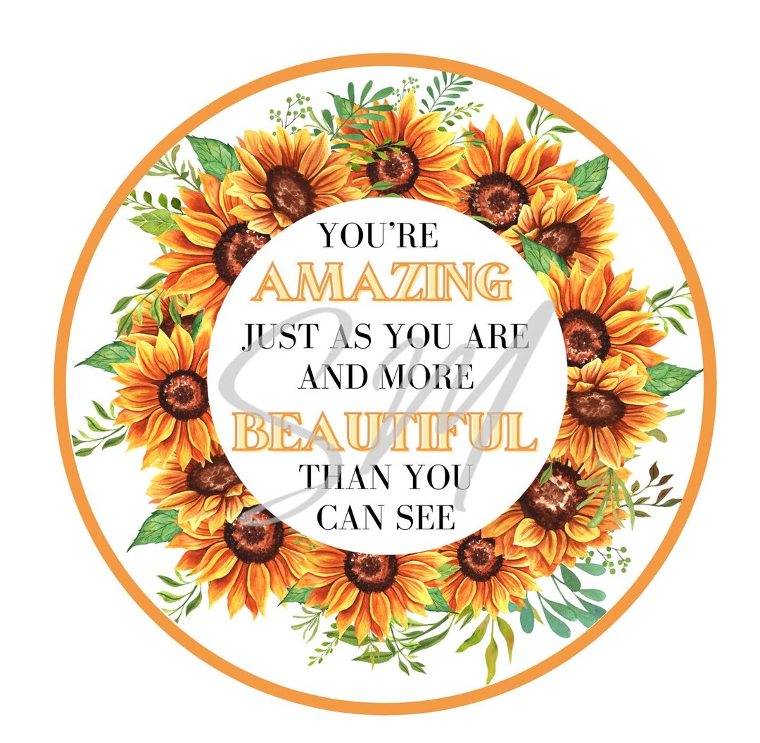 You're Amazing Just as You Are Car Freshie PNG, Freshie Digital Image ...