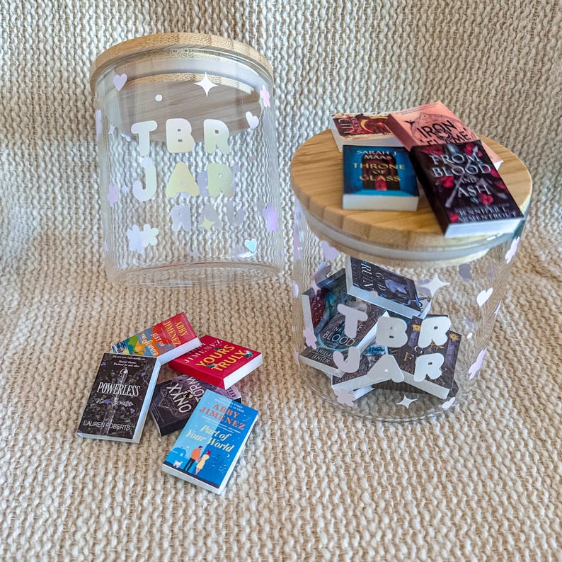 Mini Books for a to Be Read Jar or Mini Library | Custom Acrylic Mini ...
