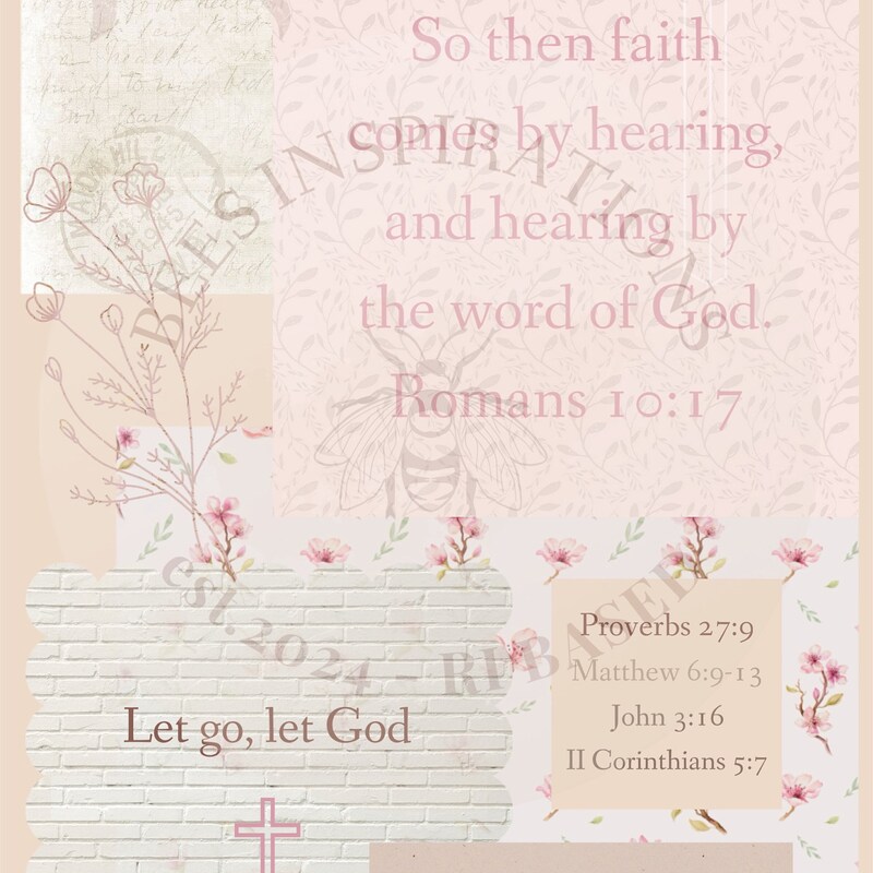 Christian Collage Wallpaper - Etsy