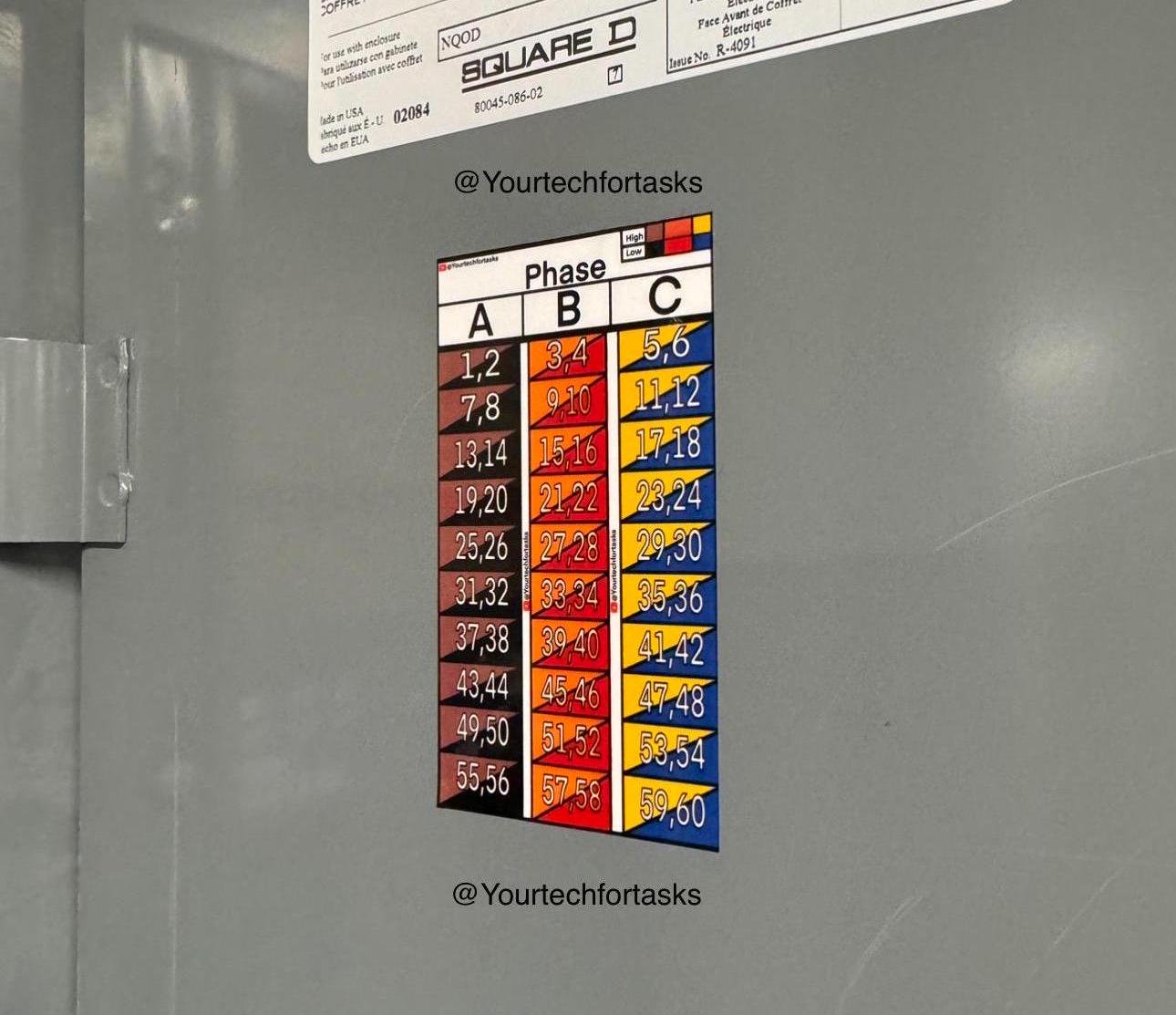 Electrician Sticker Wiring Color Code Sticker Funny Hardhat Stickers ...