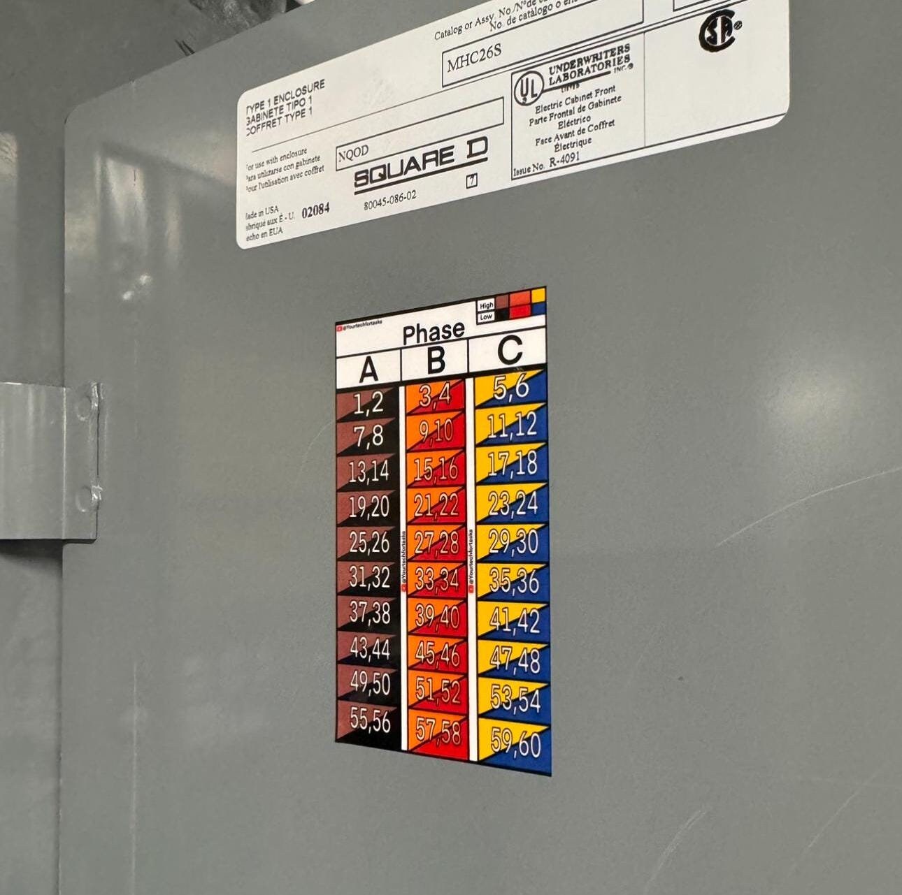 Electrician Sticker Wiring Color Code Sticker Funny Hardhat Stickers ...