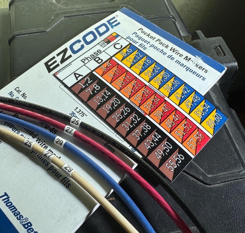 Electrician Sticker Wiring Color Code Sticker Funny Hardhat Stickers ...